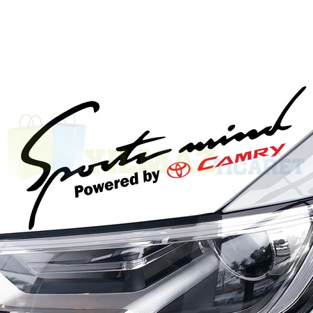 Toyota Logo Camry Logo Arma Sport Mind Oto Sticker Kaput Etiket ...