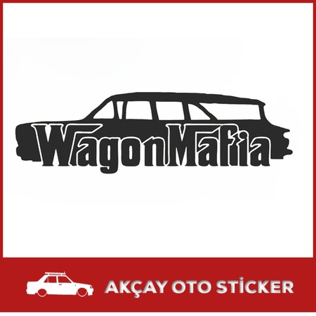 Wagon Mafia Sticker Wagon Mafia Oto Sticker Araba Sticker Fiyatları ve ...