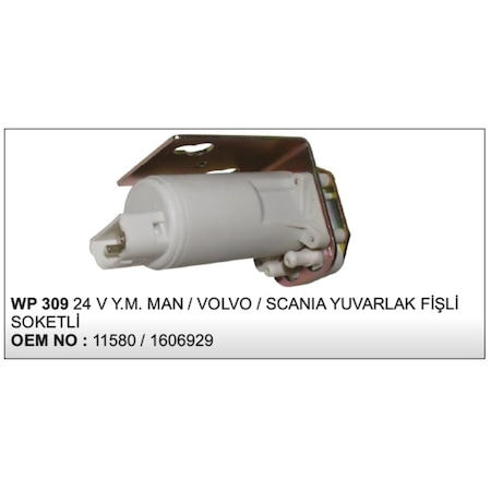 Cam Su Motoru 24V Volvo Scania Man Yuvarlak Soket 504629191 Fiyatları ...