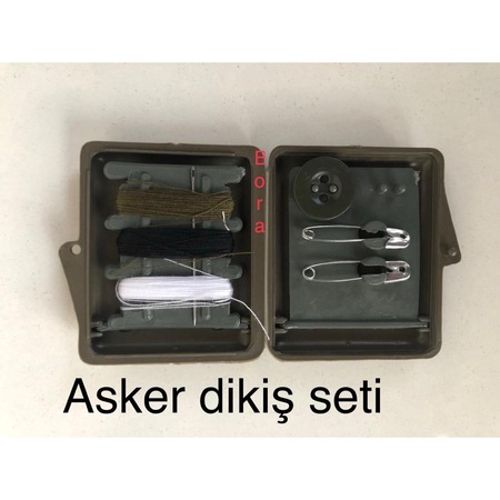 Asker Dikiş Seti Asker Iğne Iplik Seti Asker Çatal Iğne Düğme Ipl ...