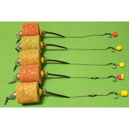 Sazan Rig Küspe Aparatlı Karışık Rig Takımı 5’Li Set(Küspe Dahil ...