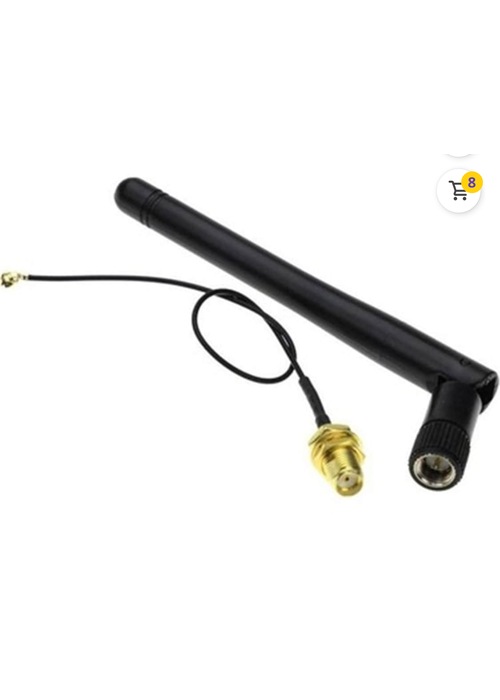 Robodünya-Esp8266 Esp-02/Esp-05/Esp-07 İçin Anten + Uzatma Kablosu ...