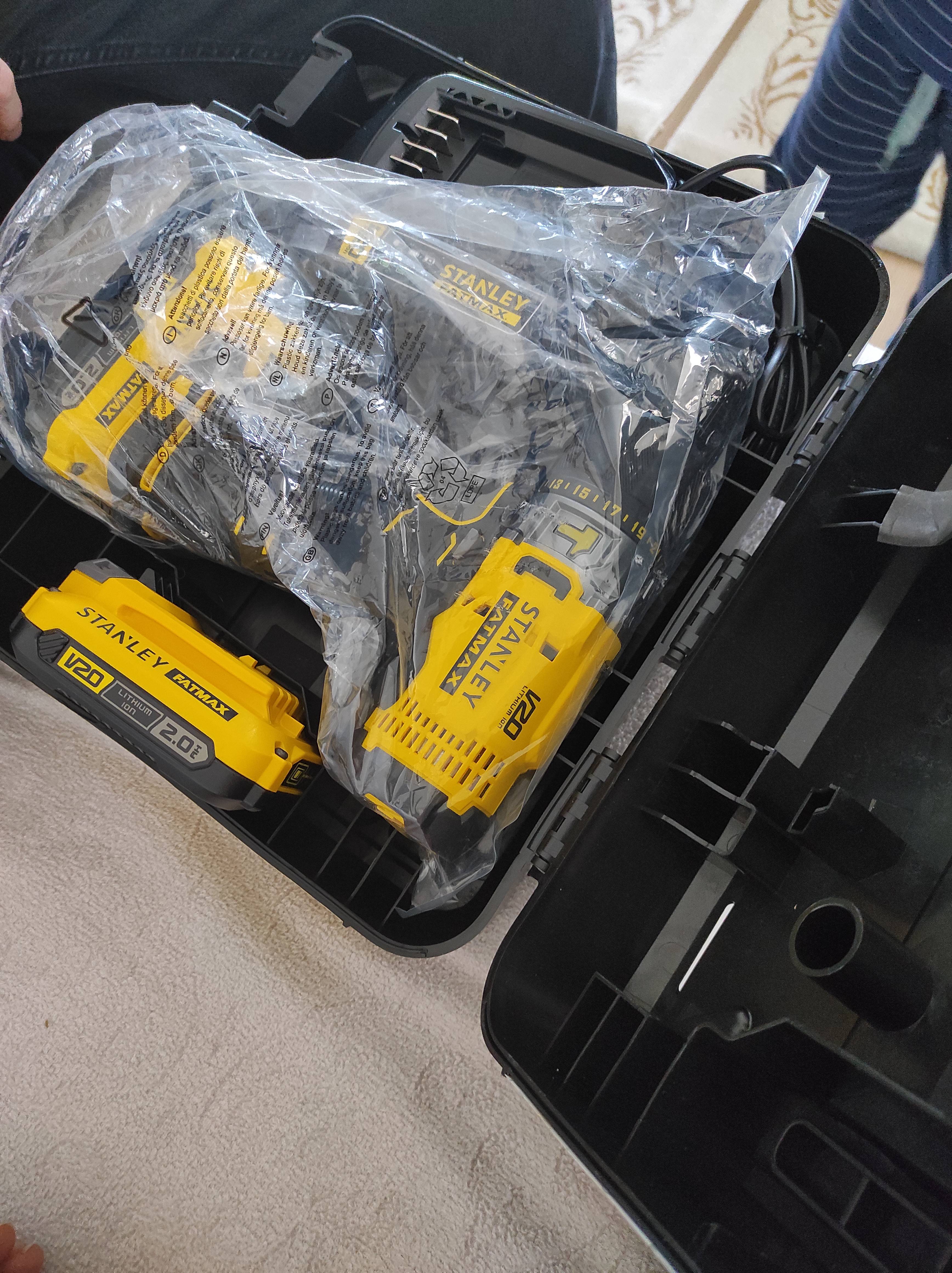 Stanley SCD718D2K 18V 2.0AH V20 Çift Akülü Darbeli Matkap Vidalama ...