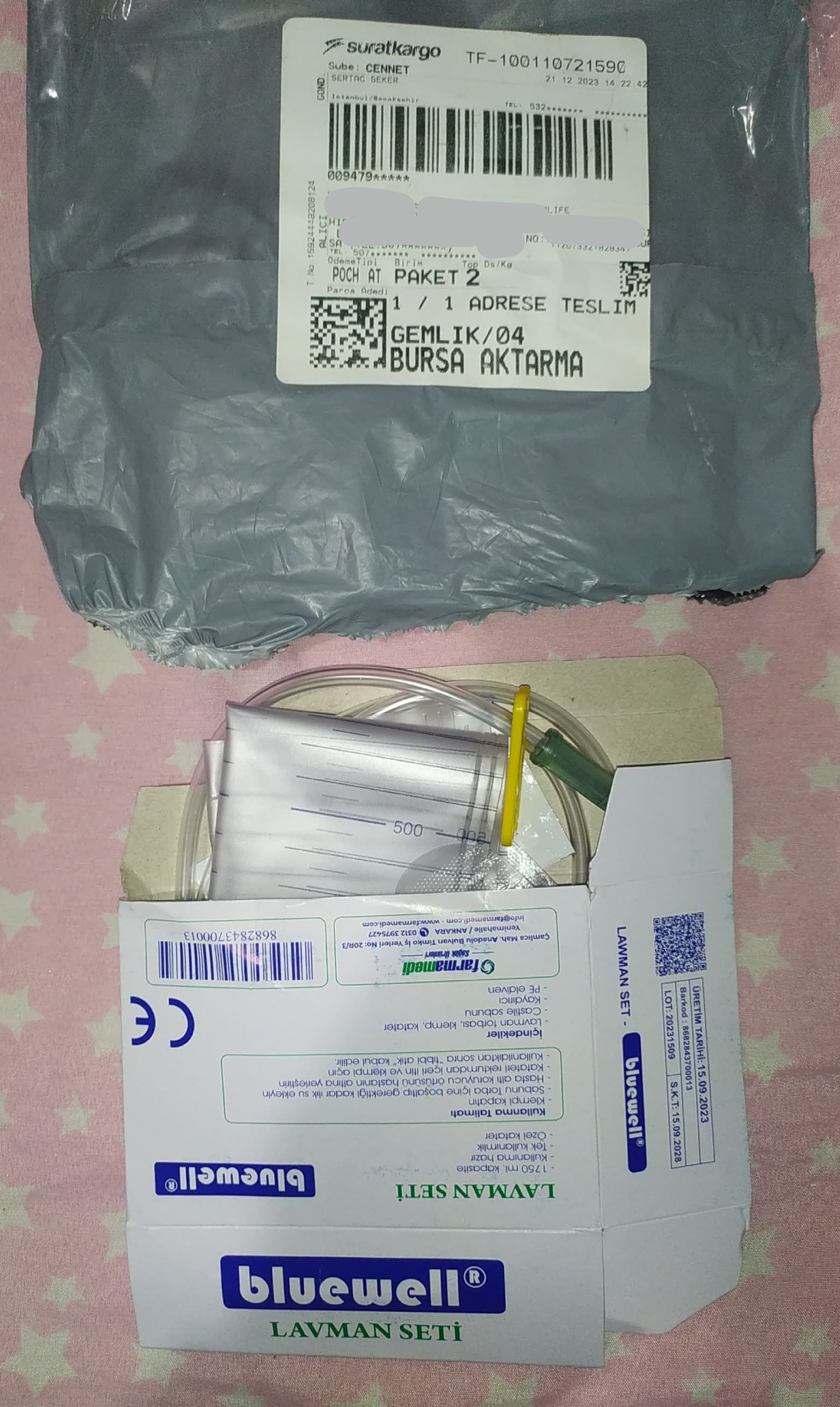 Lavman Seti - Enema Set 5 Adet Fiyatları ve Özellikleri