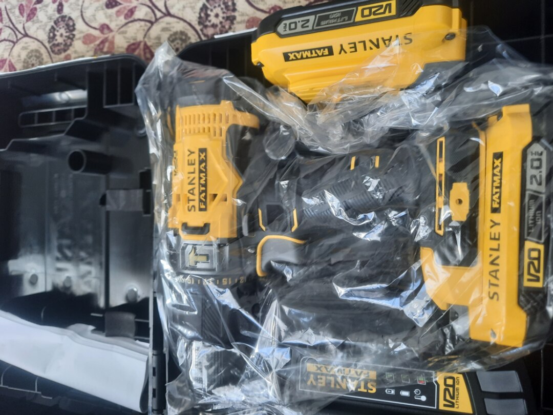 Stanley SCD718D2K 18V 2.0AH V20 Çift Akülü Darbeli Matkap Vidalama ...