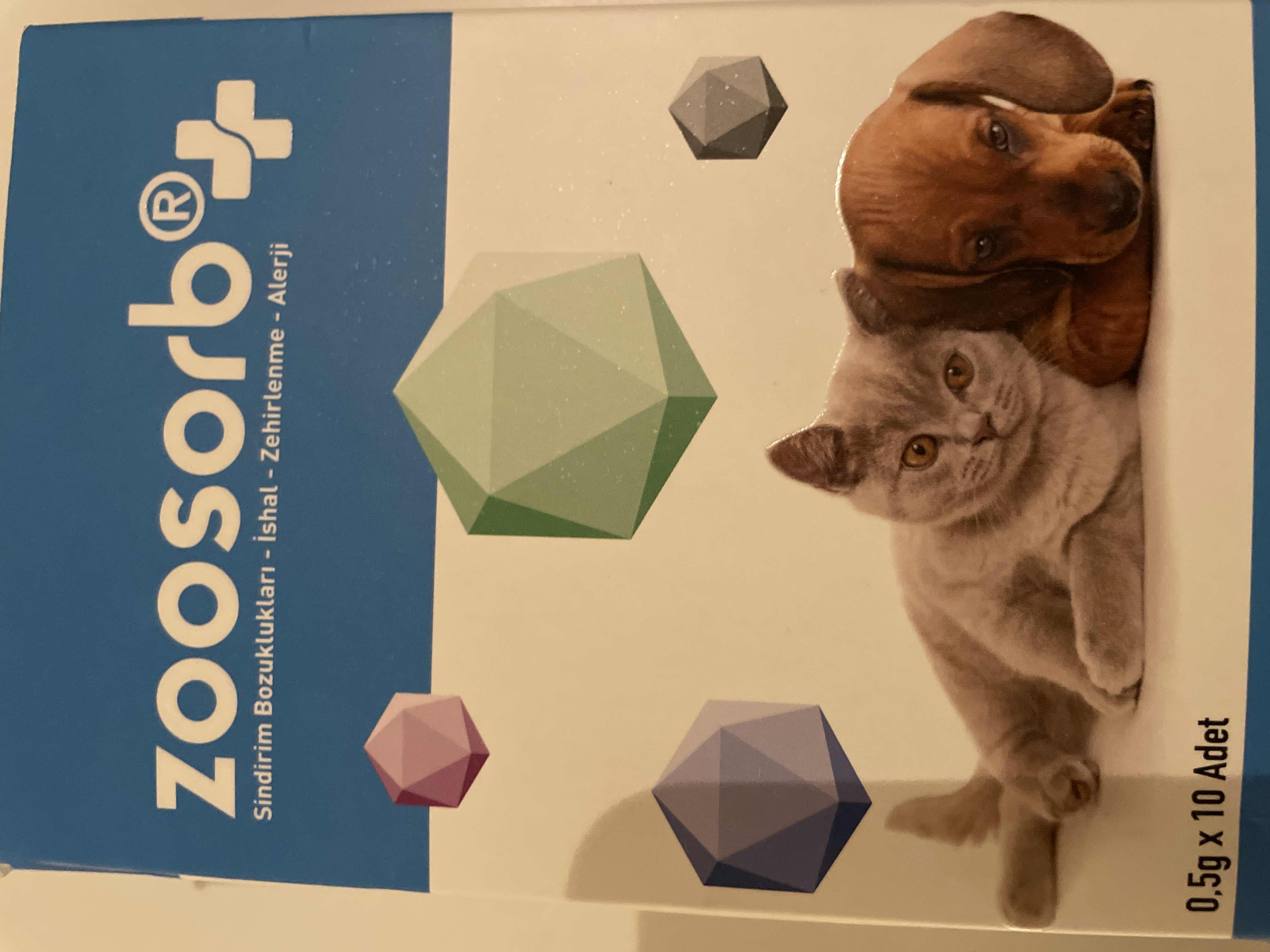 Zoosorb Kedi Köpek Sindirim, Allerji Detoksu 0,5gx10 Adet Fiyatları ve Özellikleri