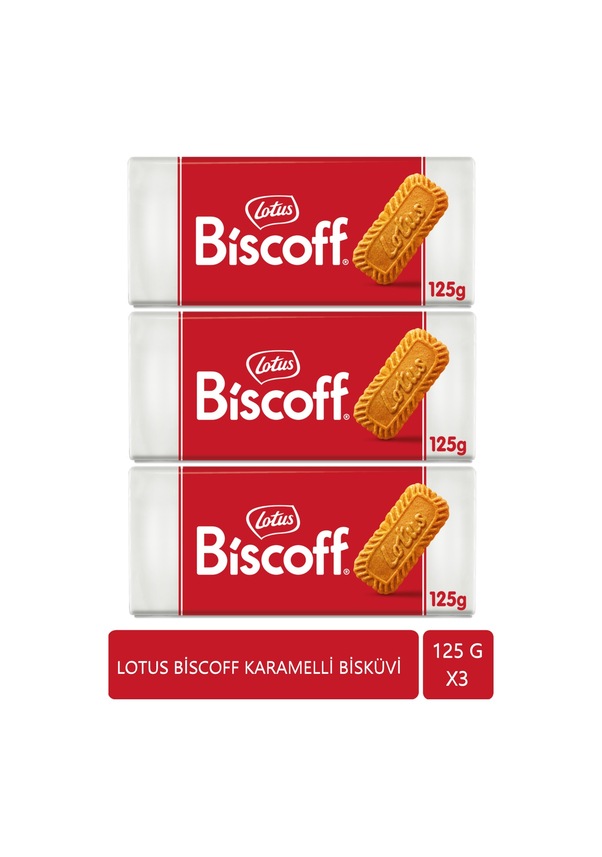 Lotus Biscoff 125 G x 3 Fiyatları ve Özellikleri
