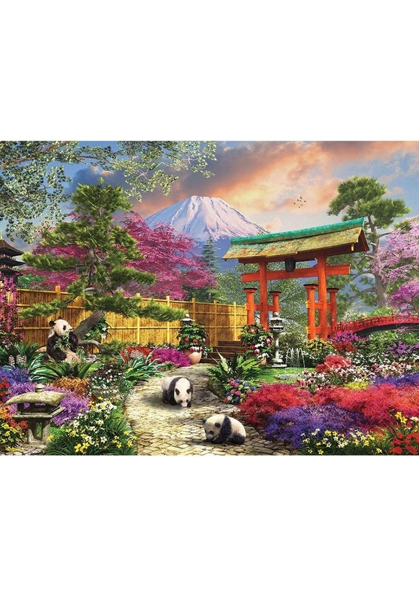 5d Dıy Elmas Boyama Panda Manor Elmas Nakış Mozaik Çapraz Dikiş Taklidi ...