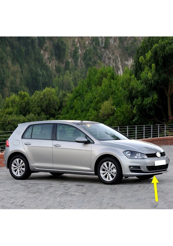 Vw Golf 7 2013-2017 Ön Tampon Alt Kaplama Spoyler 5g0805915 Fiyatları ...