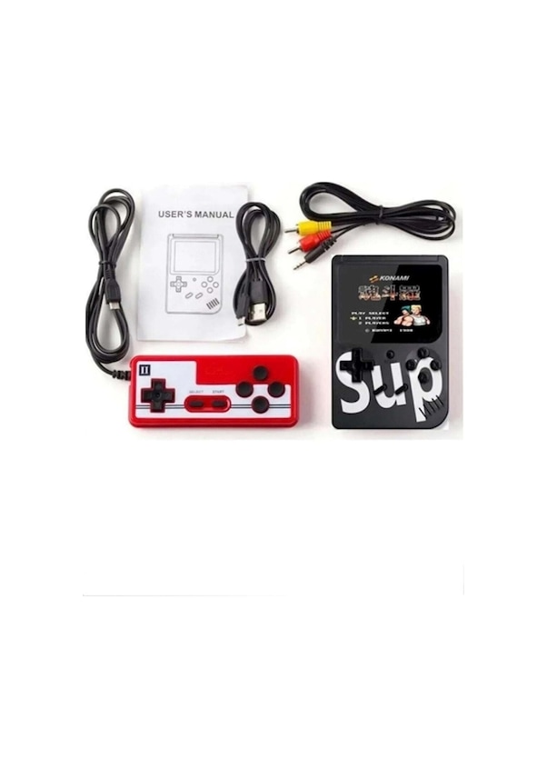 Sup 400 Oyun Çift Kol Mini Atari Retro Oyun Konsolu Siyah Fiyatları ve ...