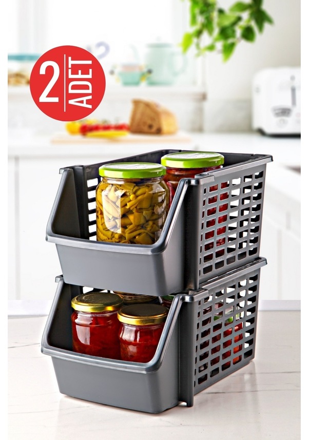 Nandy Home 2 Adet Çok Amaçlı Dolap Içi, Evye Altı Ve Buzdolabı Içi ...