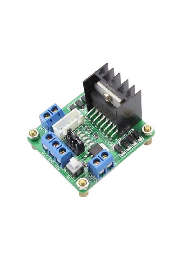 L298N Çift Motor Sürücü Kartı - Dual Motor Driver (Yeşil PCB) Fiyatları ...