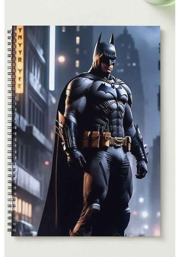 Batman-00 A5 Metal Spiralli Çizgisiz Sert Kapak Batman Defter Fiyatları ...