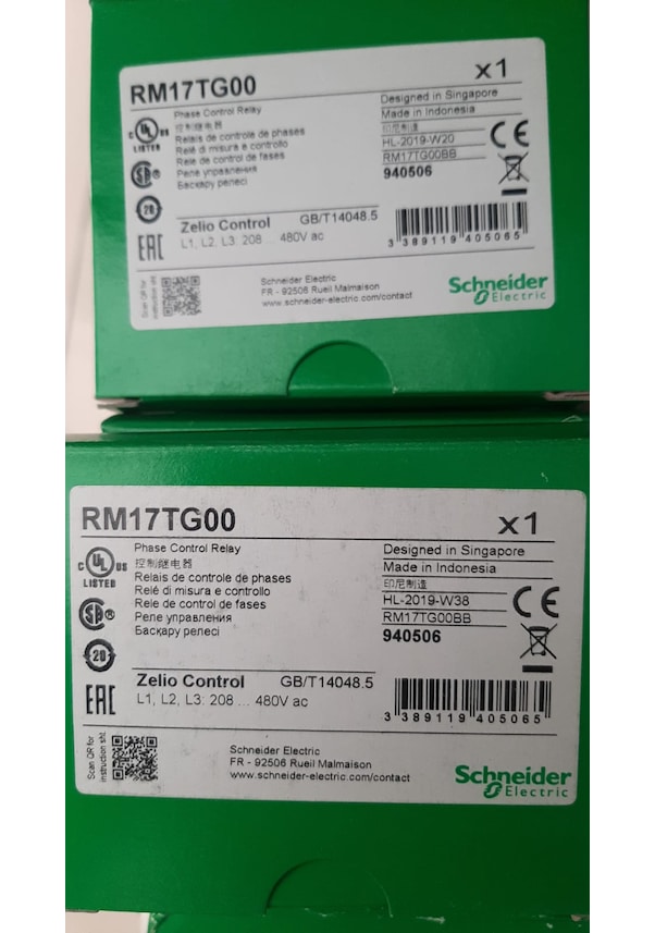 SCHNEIDER RM17TG00 Fiyatları ve Özellikleri