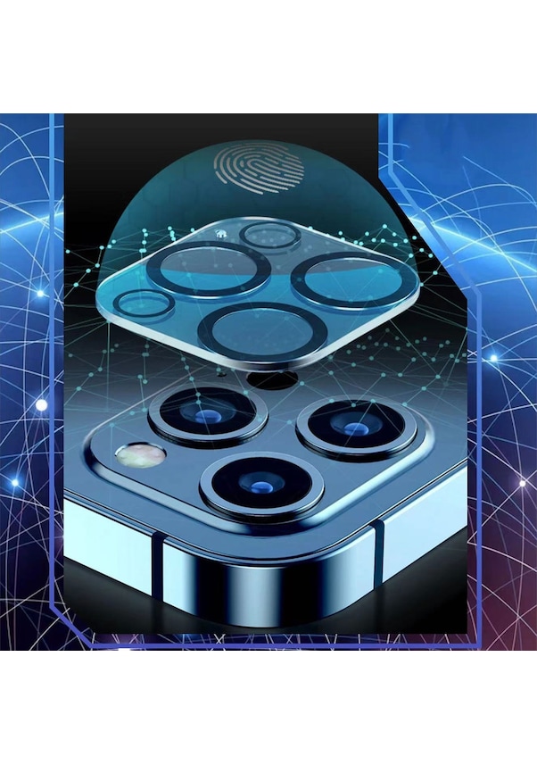 İphone 15 Pro Max Uyumlu Şeffaf Lens Koruyucu Go Des Lens Shield Cl-14 ...