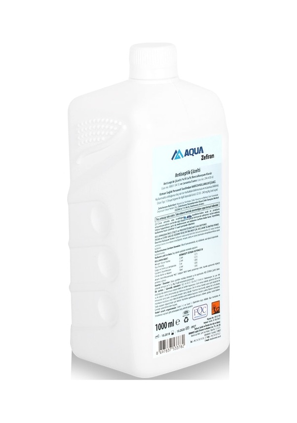 Aqua Zefiran Antibakteriyel - Antifungal Çözelti 1 Lt Fiyatları ve ...