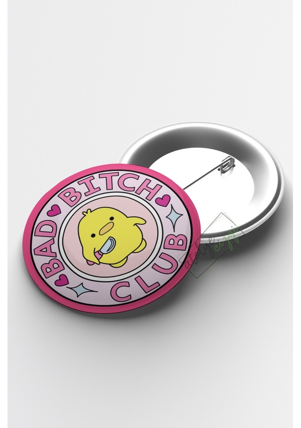 Bad Bitch Club İğneli Buton Rozet 58mm Fiyatları ve Özellikleri