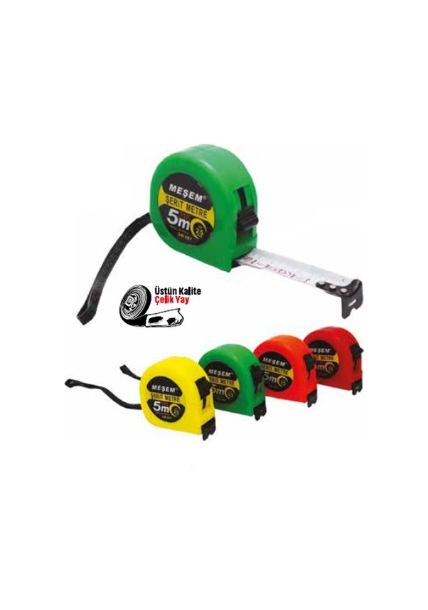 MEŞEM ÇELİK ŞERİT METRE 5MT Fiyatları ve Özellikleri