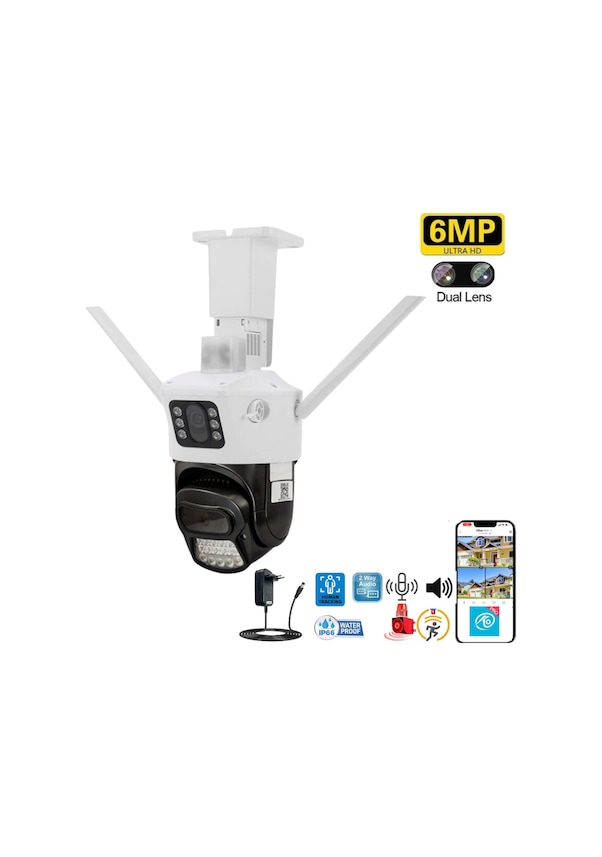 O-kam Kablosuz 6mp Wifi Ip Güvenlik Kamera Gece Görüşlü Hareketli Fiyatları ve Özellikleri