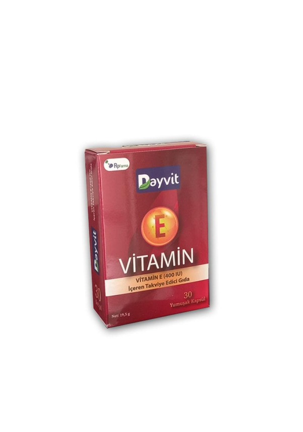 Dayvit Vitamin E 400 IU 30 Kapsül Fiyatları ve Özellikleri