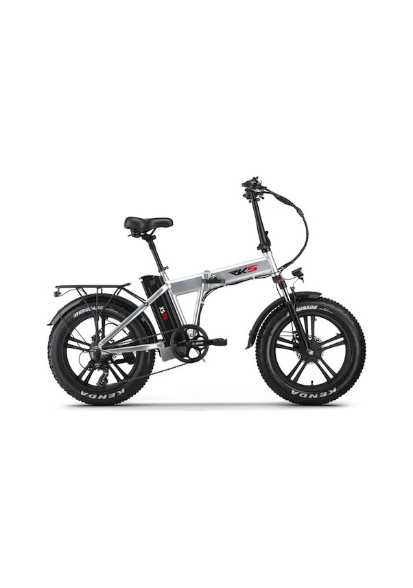 Rks Xs25 Pro 20 Jant Fat Bike Katlanabilir Elektrikli Bisiklet Gümüş ...