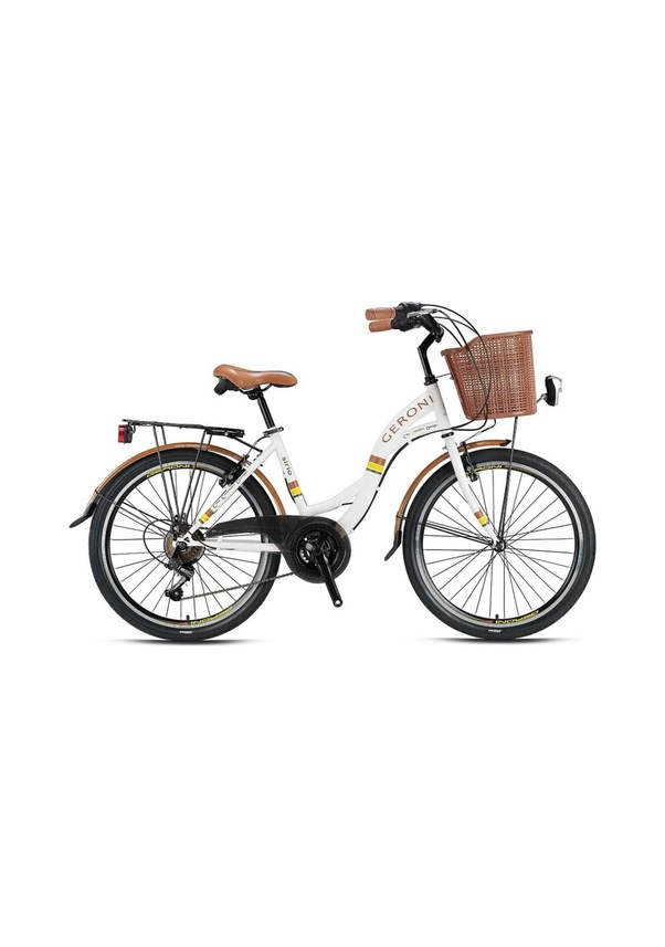 Geroni Sırıo - 28" City Bike - 21 Vites - V.b. - Ekru-kahverengi ...