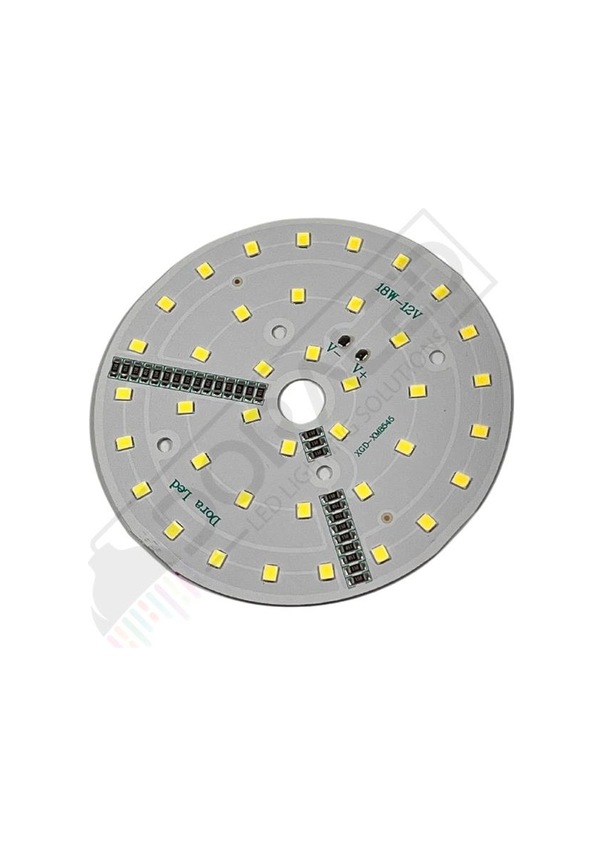 12Volt 18Watt Smd 2835 Ledli Led Modül 10mm Delik Çaplı Beyaz 12V 18W ...