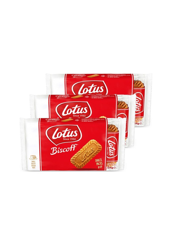 Lotus Biscoff Snack 124 G x 3 Fiyatları ve Özellikleri
