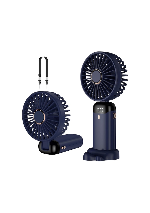 El Tipi Vantilatör, Usb Şarj Edilebilir Taşınabilir Mini Vantilat Mavi Fiyatları ve Özellikleri