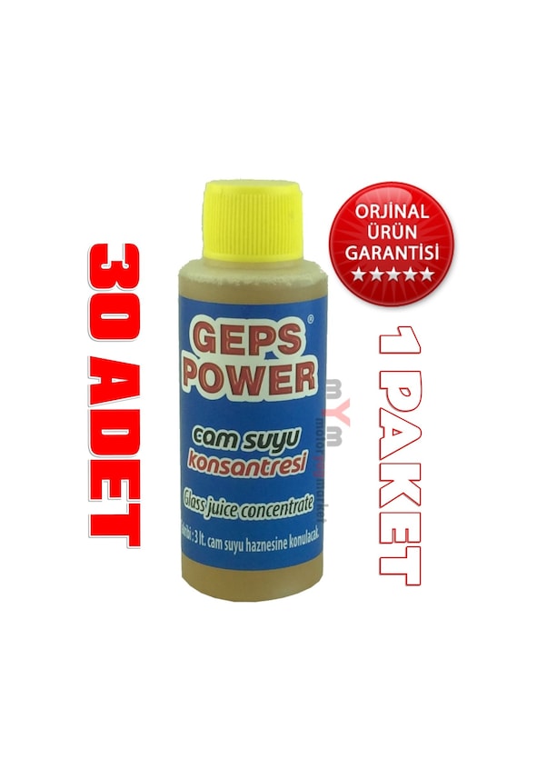 Oto Cam Sabunu -Cam Suyu Konsantresi 1 100 80Ml 30 Adet Fiyatları ve Özellikleri