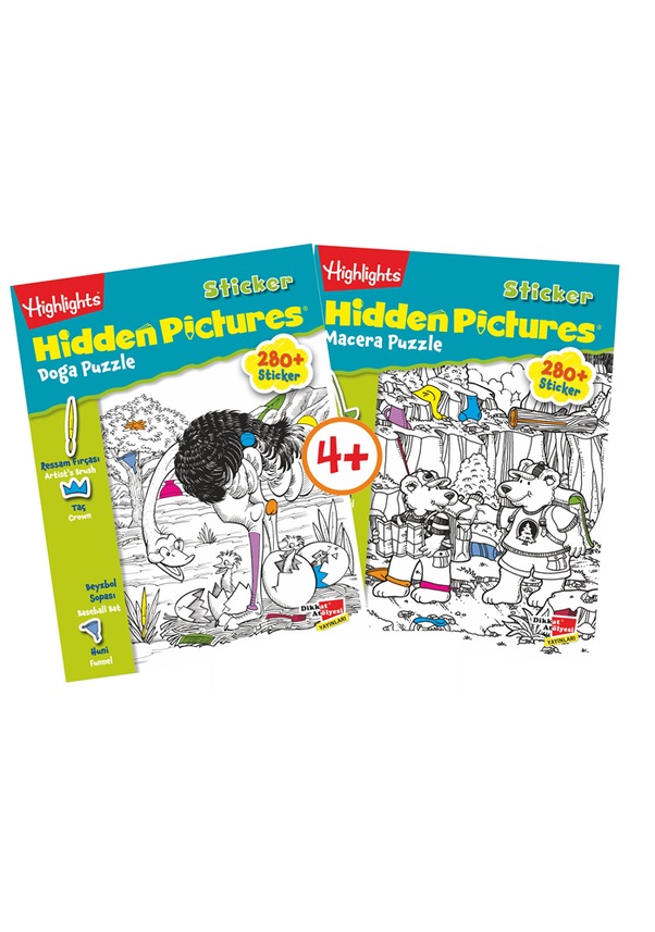 Sticker Hidden Pictures 2'Li Set Fiyatları ve Özellikleri