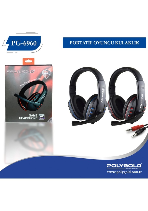 Poly Gold Pg-6960 Portatif Oyuncu Kulaklık Fiyatları ve Özellikleri