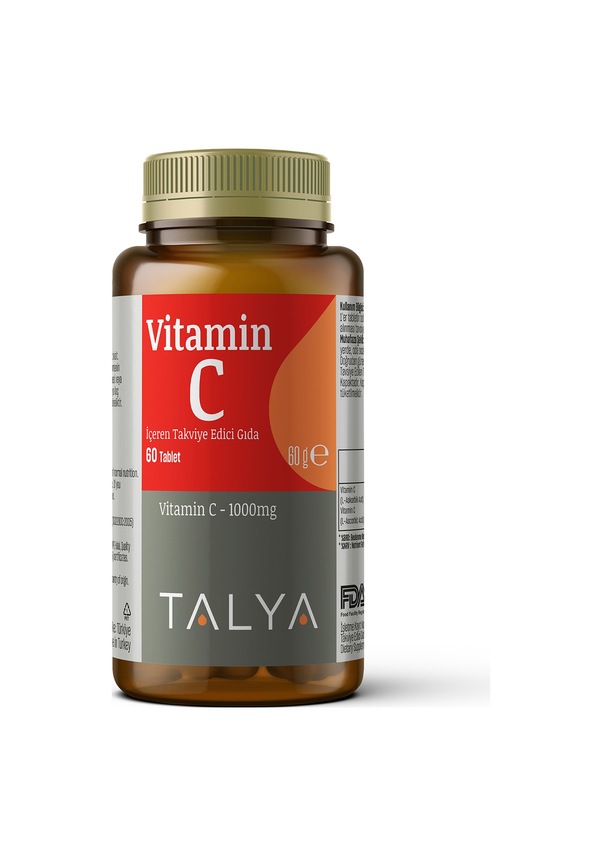 Talya Vitamin C İçeren Takviye Edici Gıda 60 Tablet Fiyatları ve ...