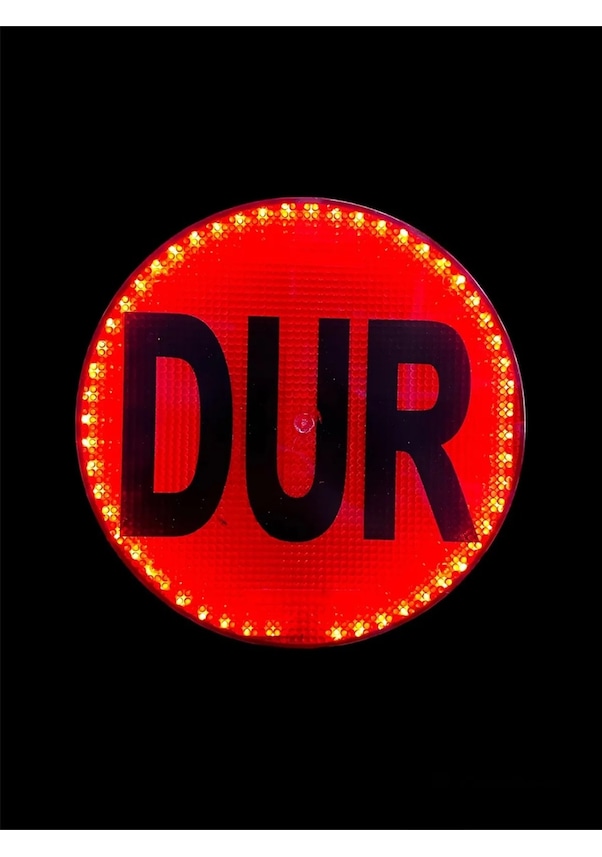 Işıklı Servis Dur Levhası Ledli Dur Tabelası Ledli Dur Fiyatları ve Özellikleri