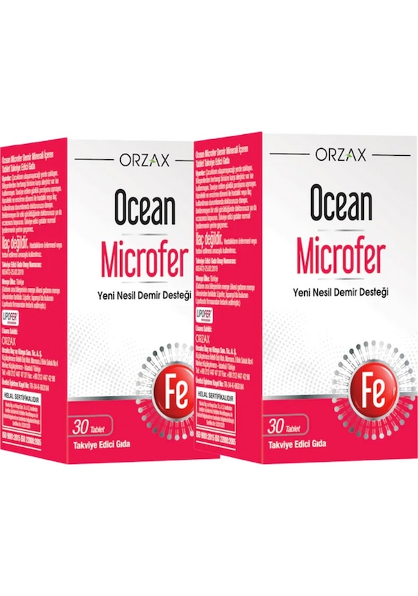 Ocean Microfer 30 Tablet 2 Adet Fiyatları ve Özellikleri