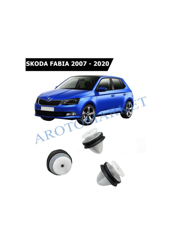 Skoda Fabia Kapi Döseme Klipsi 2007 - 2020 5J0867276 430254711 - Paket ...