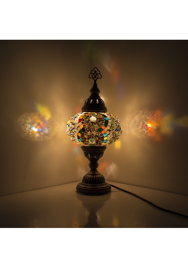 Dekoratif MOZAİK LAMBA MASA ÜSTÜ ABAJUR DEKORATİF GECE LAMBASI Fiyatları ve Özellikleri