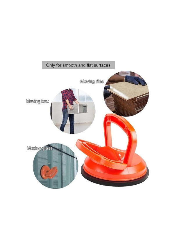 2 Adet Vantuz 30 Kg Turuncu Vakumlu Vantuz, Çap 118 Mm, Fayans, Cam ...