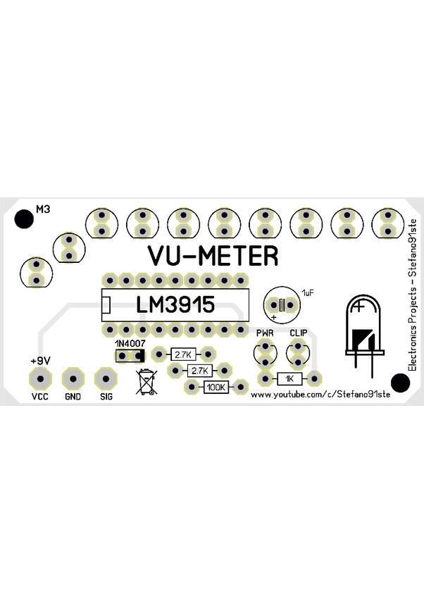 Clıp Göstergeli Vu-Metre - 10 Led Vu-Meter Devresi Lm3915 Fiyatları ve Özellikleri
