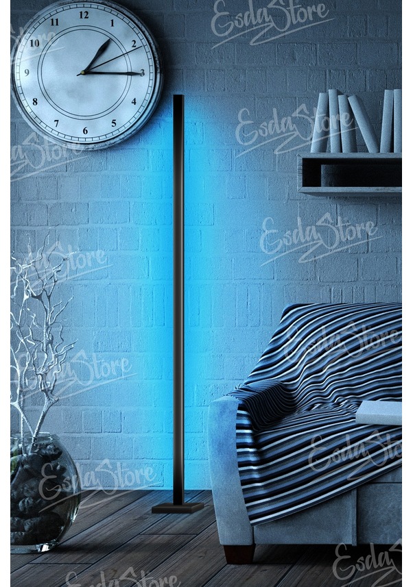 Led Dekoratif Lambader -led Lamba Işık Sistemi- Siyah Renk Kasa - Full ...