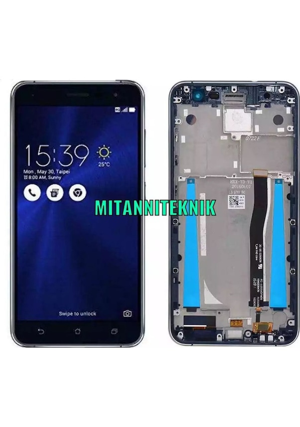 Asus Zenfone 3 Ze552Kl Lcd Ekran Dokunmatik Full Çıtalı Beyaz Fiyatları ...