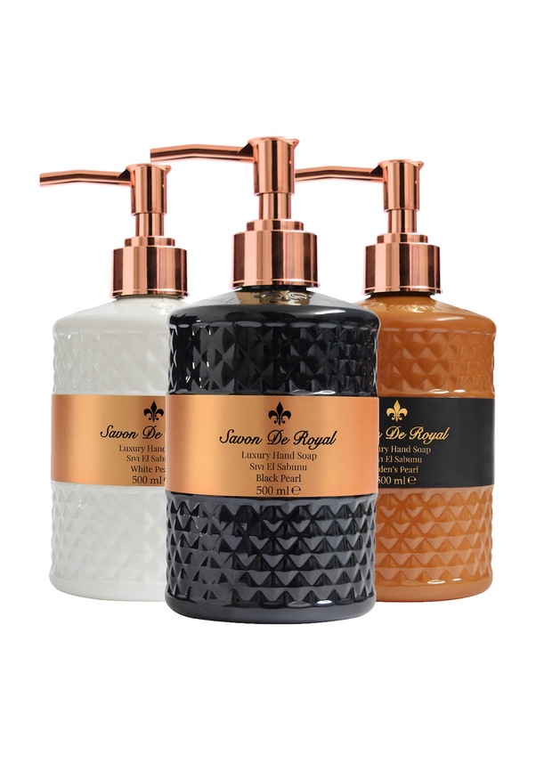 Savon De Royal Black Pearl + White Pearl + Eden's Pearl Lüks Sıvı Sabun ...