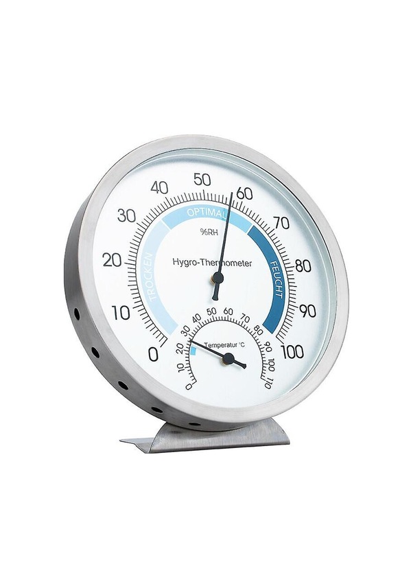 Mufunye Analog Termometre Higrometre - Paslanmaz Çelik İç Mekan ...