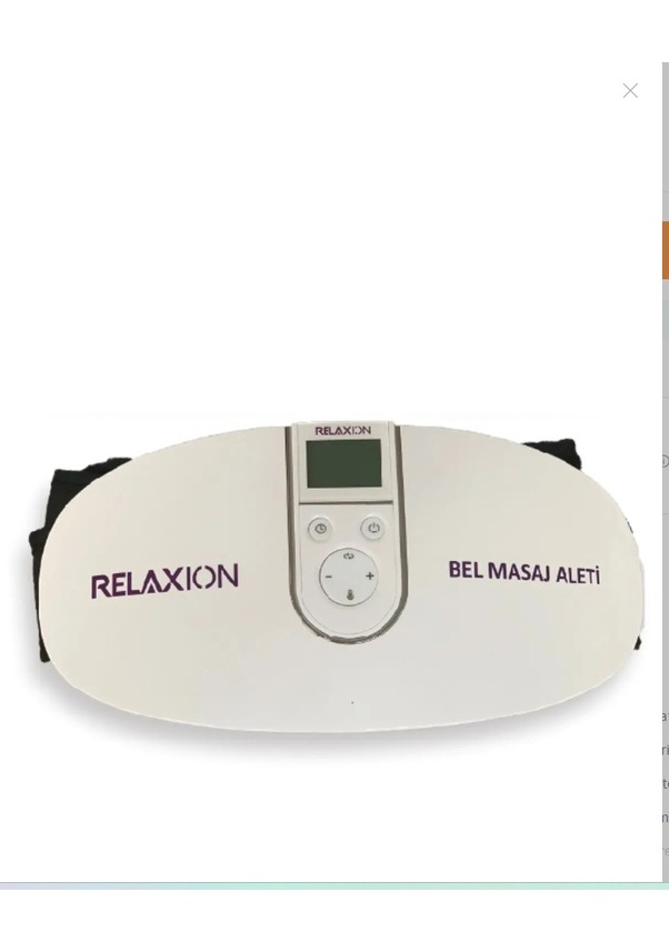 Relaxion Bel Masaj Aleti Belt Master Fiyatları ve Özellikleri