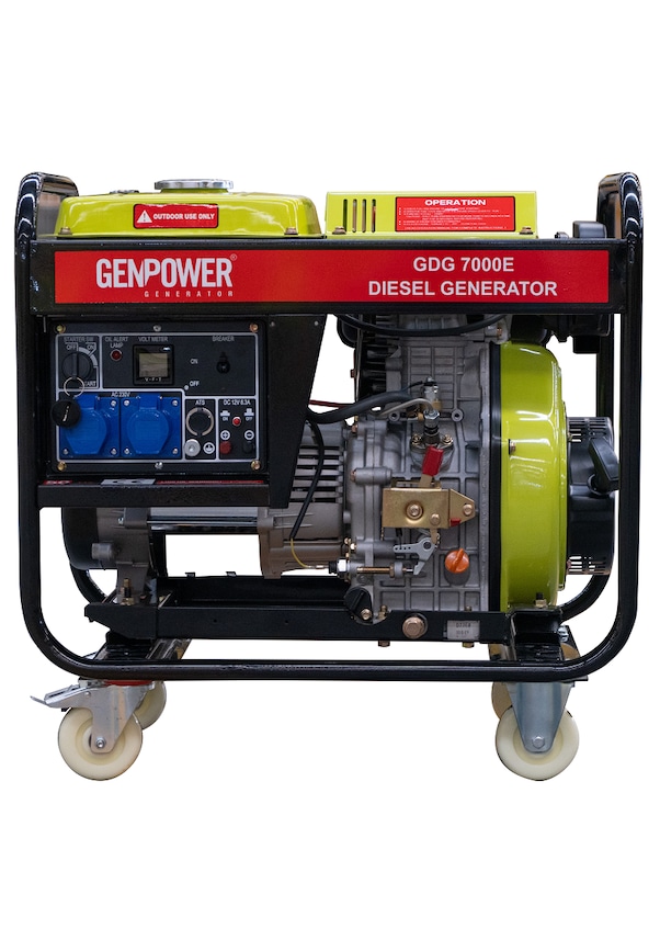 Genpower GDG 7000 E 7 Kva Dizel Kabinsiz Monofaze Jeneratör Fiyatları ve Özellikleri