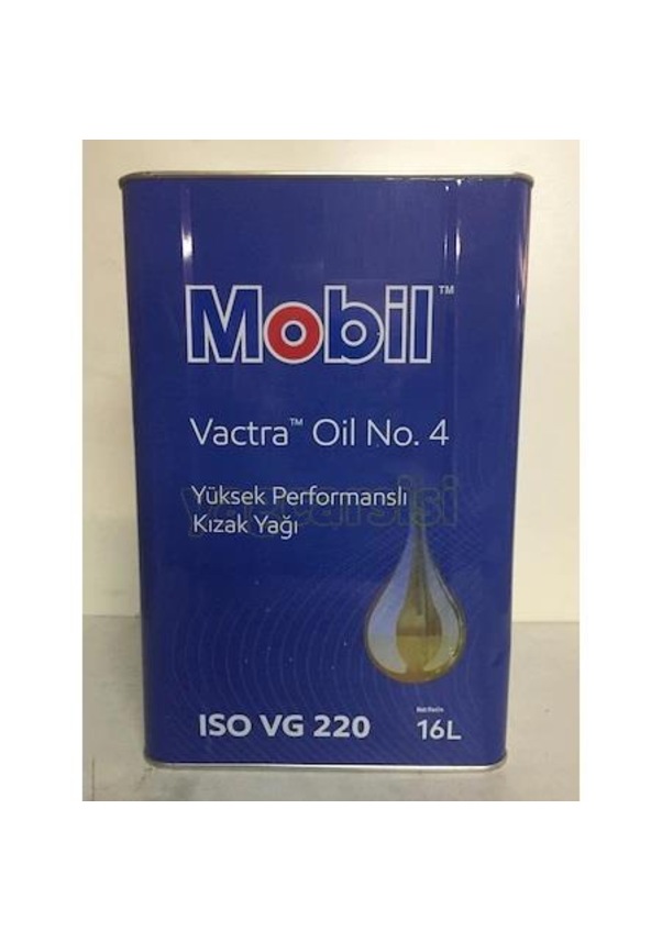 Mobil Vactra Oil No.4 Yüksek Performanslı Kızak Yağı Teneke 16 L ...