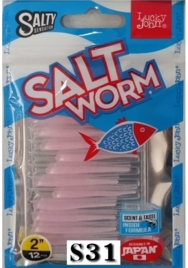 Lucky John Salt Worm S31 Lrf Silikonu Standart Fiyatları ve Özellikleri