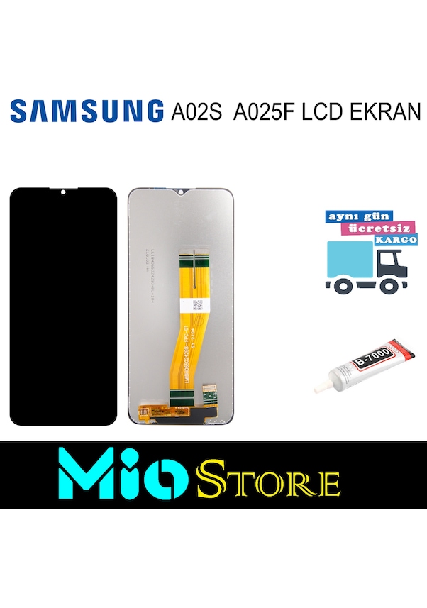 SAMSUNG GALAXY A02S SM-A025F LCD EKRAN DOKUNMATİK KALİTED Siyah ...