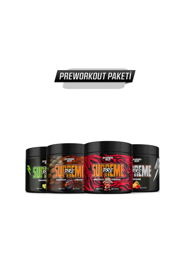 Proteinocean Preworkout Supreme - 4lü Paket - 280g X 4 Adet Fiyatları ve Özellikleri