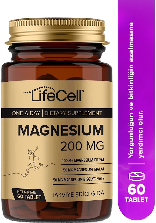 Lifecell Magnesium 200 Mg 60 Tablet Fiyatları ve Özellikleri